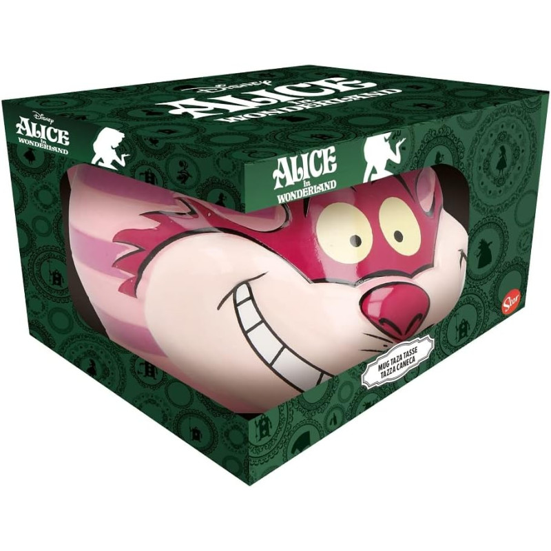 Mug 3d Chat alice au pays des merveilles Disney