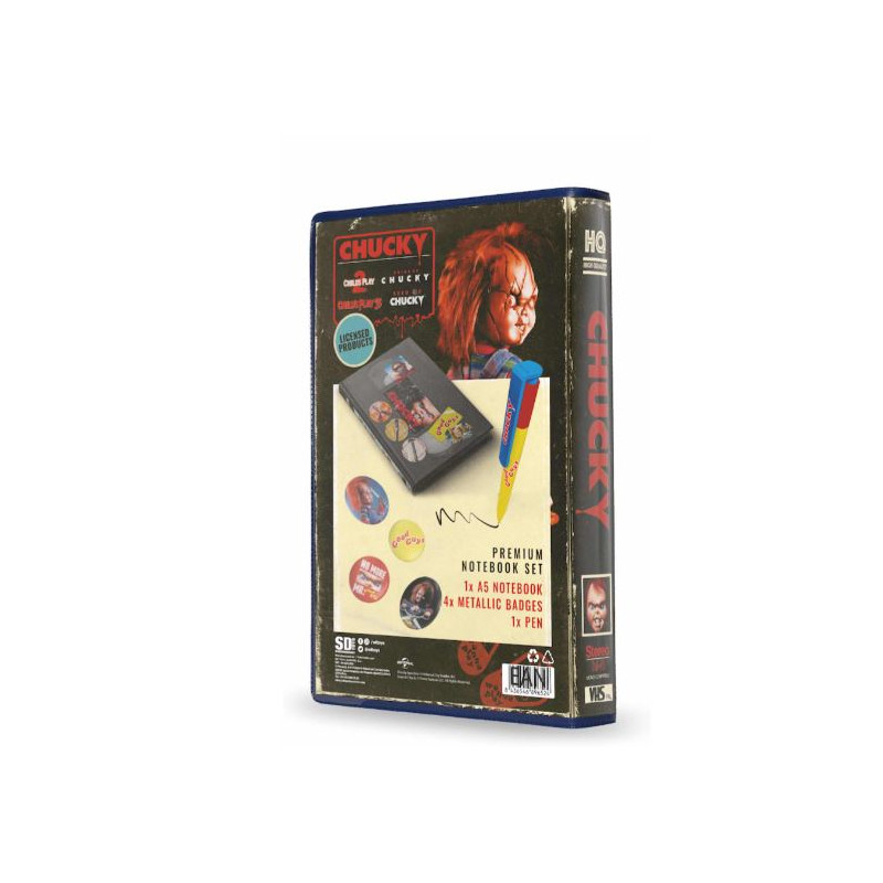 SET PAPETERIE VHS CHUCKY