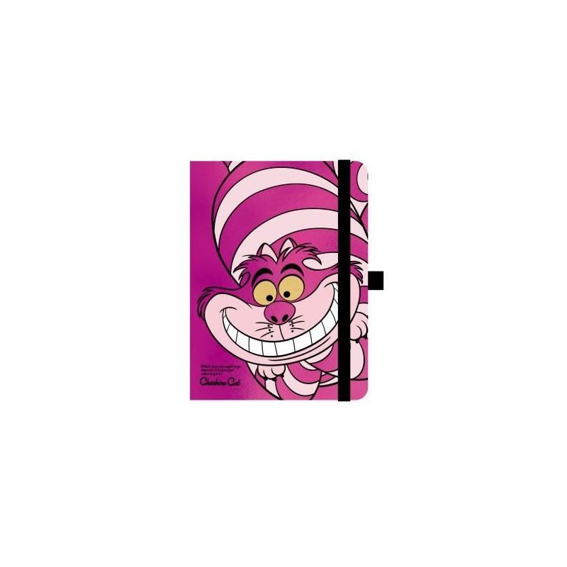 DISNEY CARNET A5 CHAT DU CHESHIRE - ALICE AU PAYS DES MERVEILLES