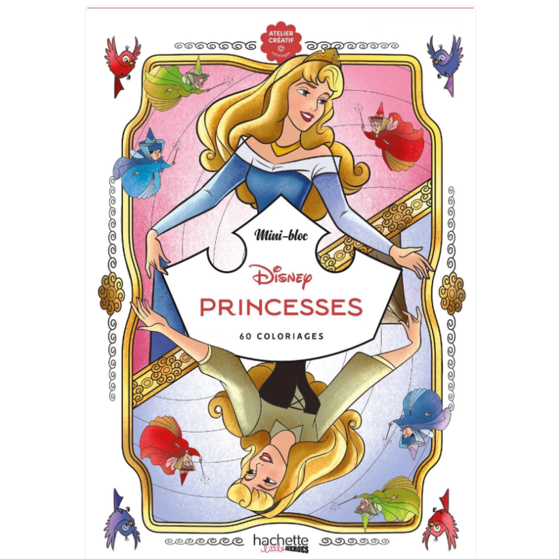 COLORIAGE MINI-BLOC PRINCESSES - DISNEY