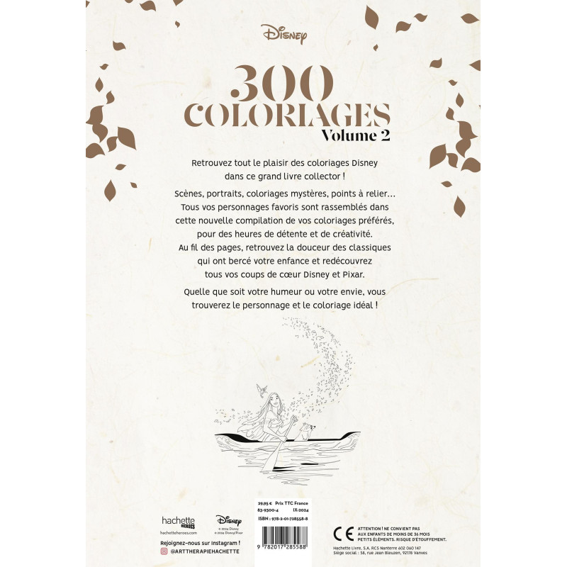 Coloriages 300 Coloriages Disney - Volume 2